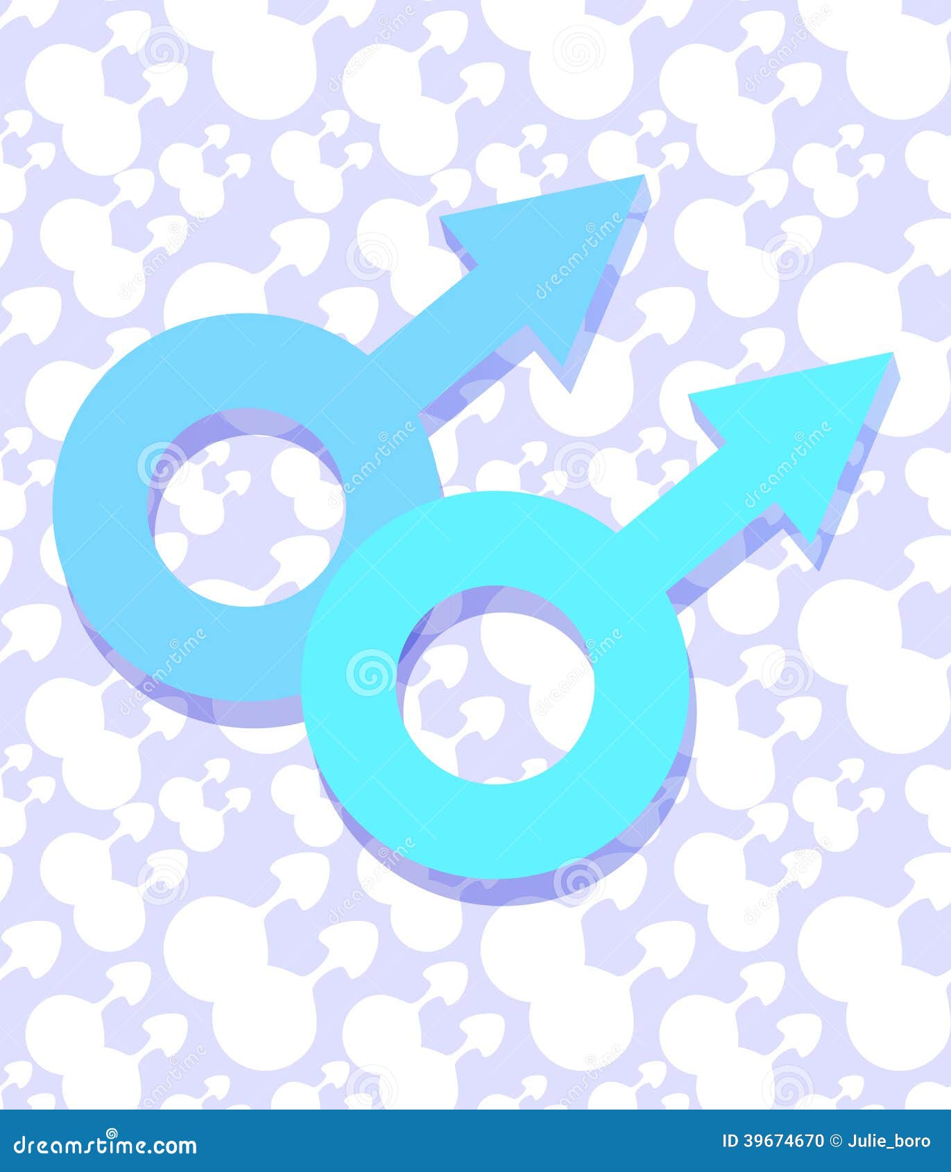 Two male symbol stock vector. Illustration of symbol - 39674670