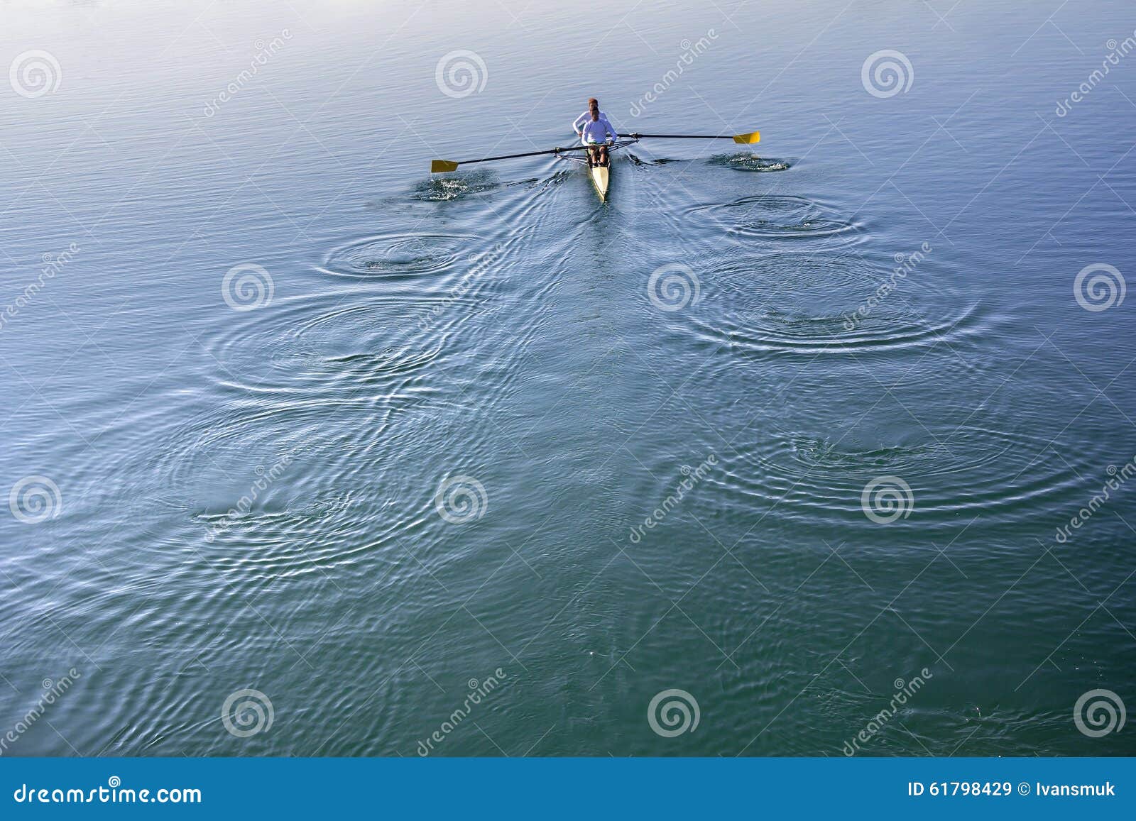 Two Man in a boat editorial stock image. Image of power - 61798429
