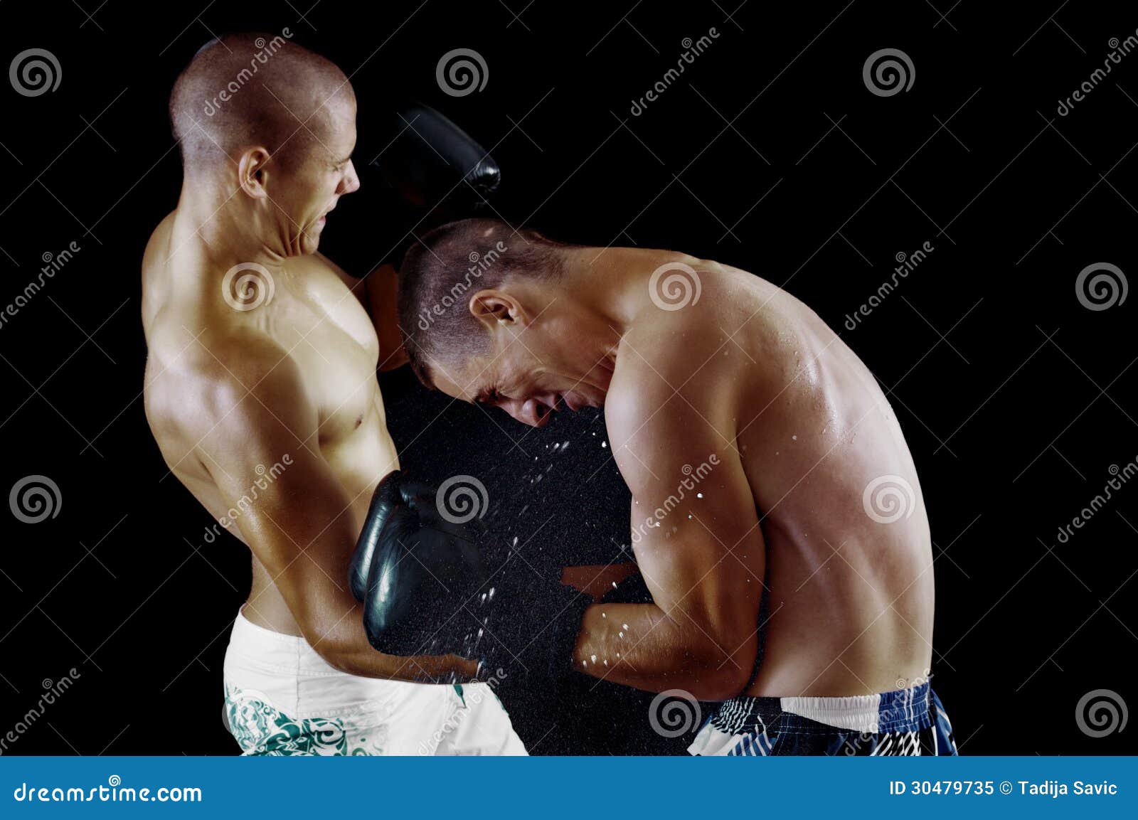 Two man boxing stock image. Image of strength, punch - 30479735