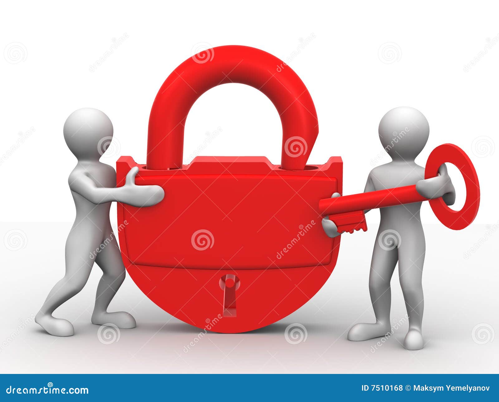 Two man with lock stock illustration. Illustration of private - 7510168