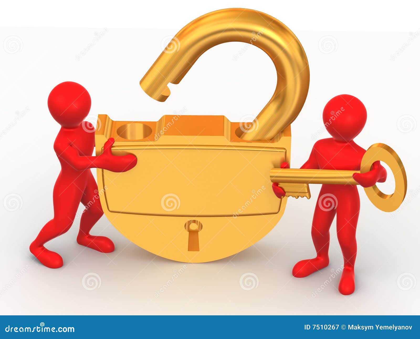 Two man with lock stock illustration. Illustration of door - 7510267