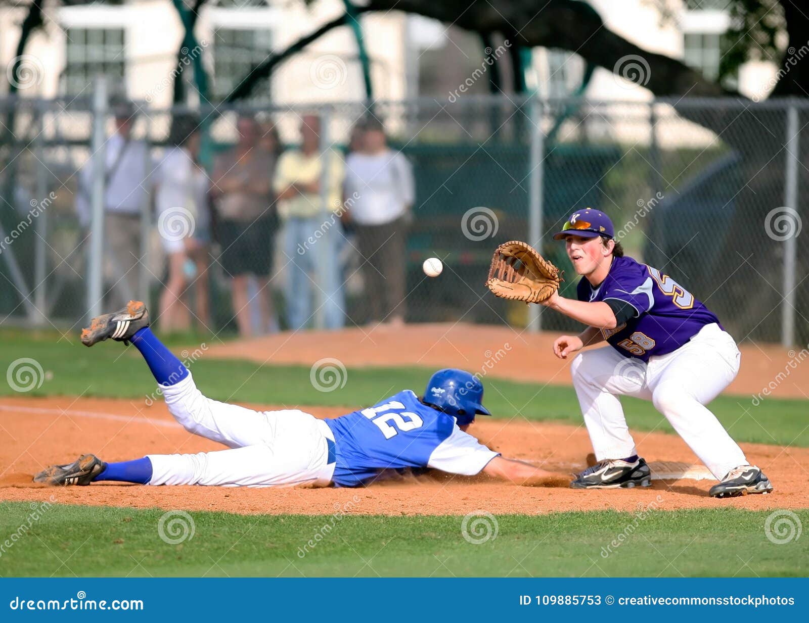 Two Man Playing Baseball During Daytime Picture. Image: 109885753