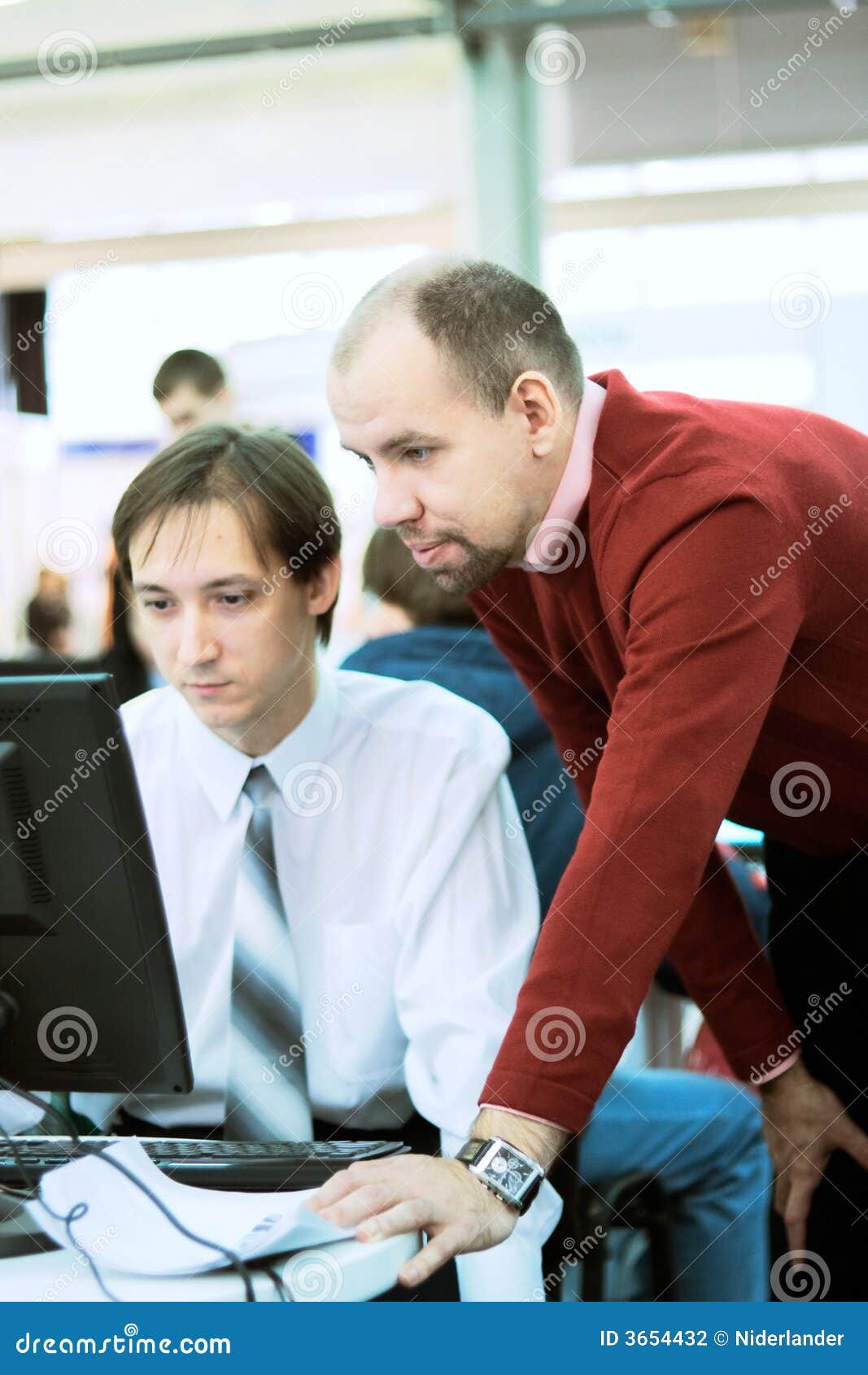 Two managers stock photo. Image of person, occupation - 3654432