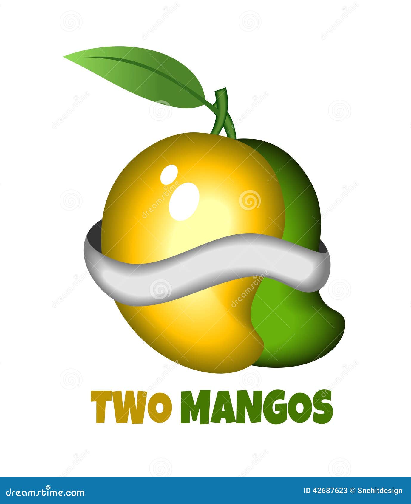 Two Mangoes Royalty-Free Stock Photography | CartoonDealer.com #42687623