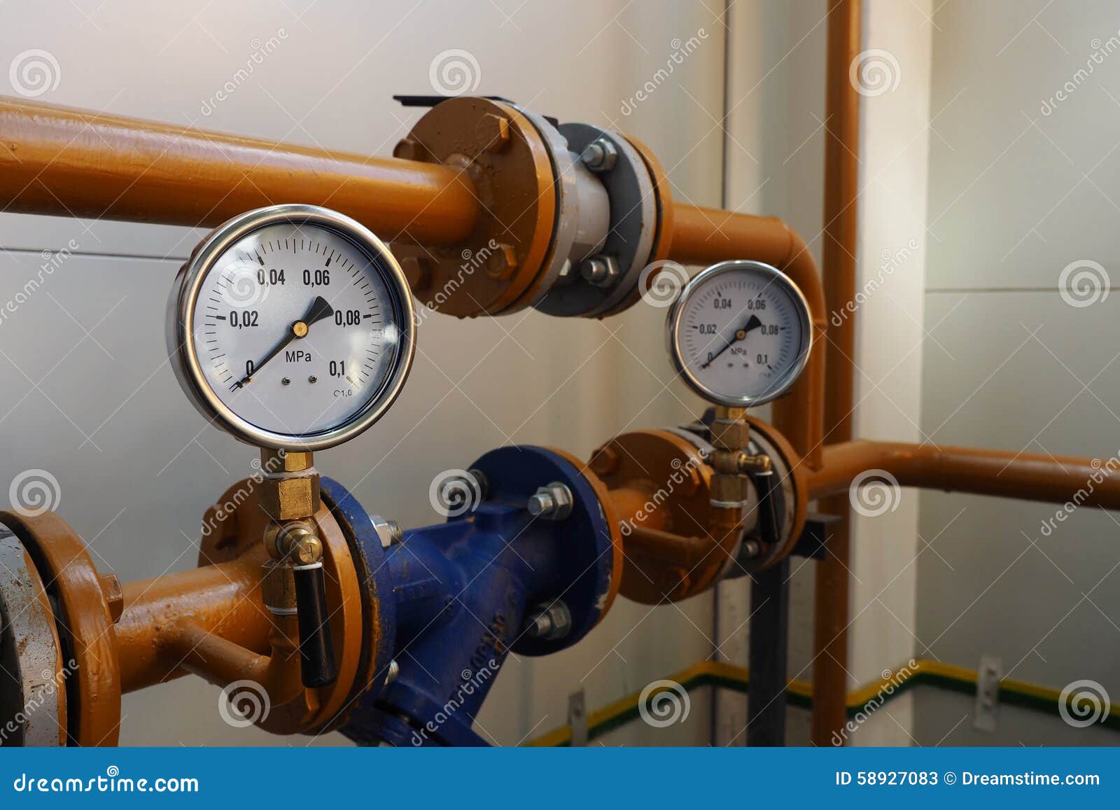 Two Manometers in Boiler Room Stock Image - Image of interior, ideas ...