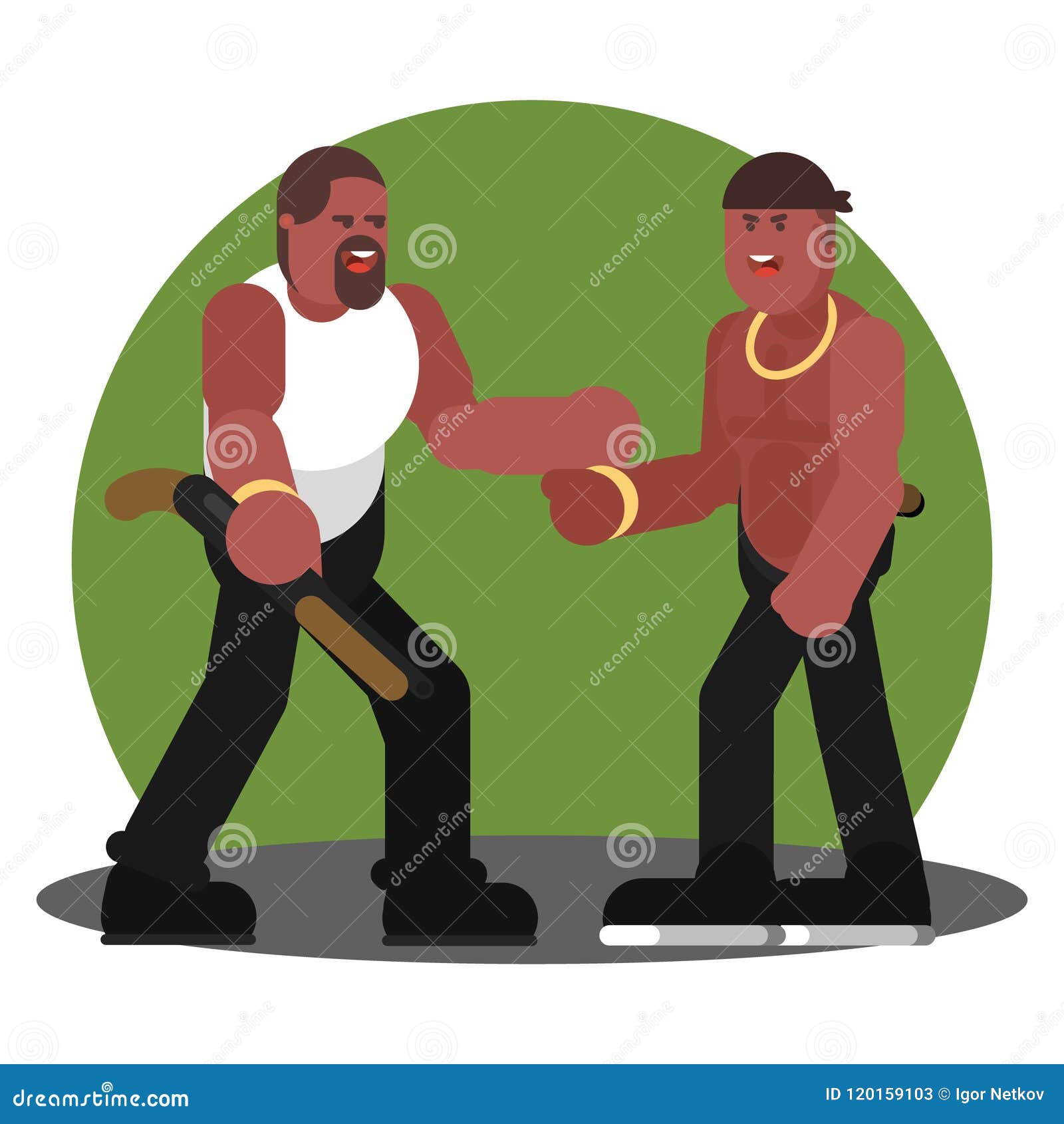 Two mans greet each other stock vector. Illustration of congratulations ...