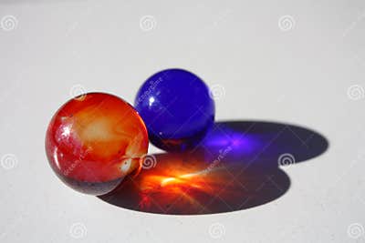 Two Marbles stock image. Image of light, shadows, marbles - 13356481