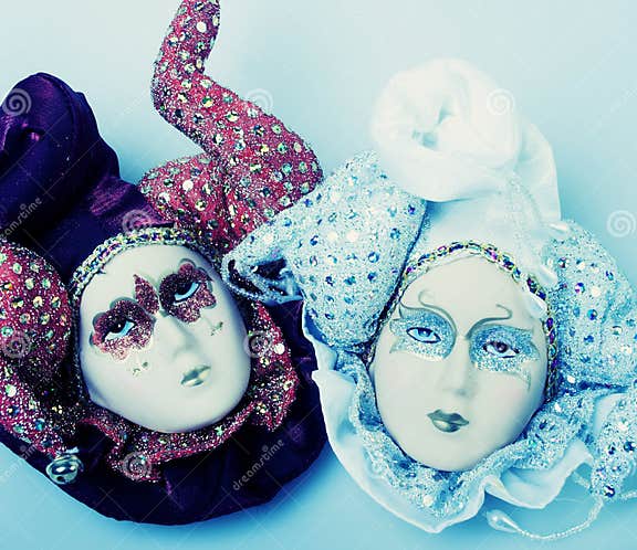 Two masks stock photo. Image of masks, artificial, medieval - 17269374