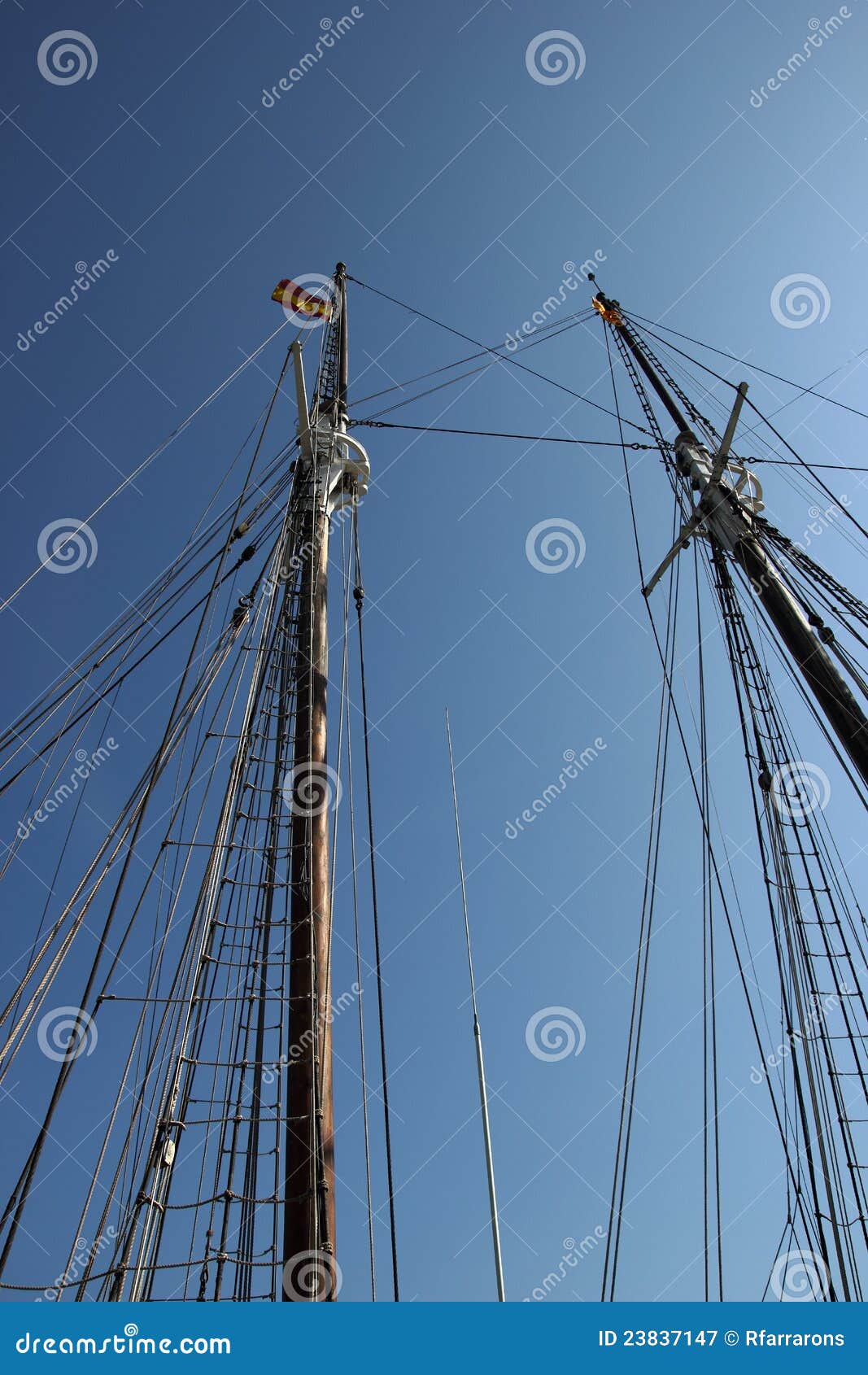 Two Mast stock image. Image of mode, folded, antique - 23837147