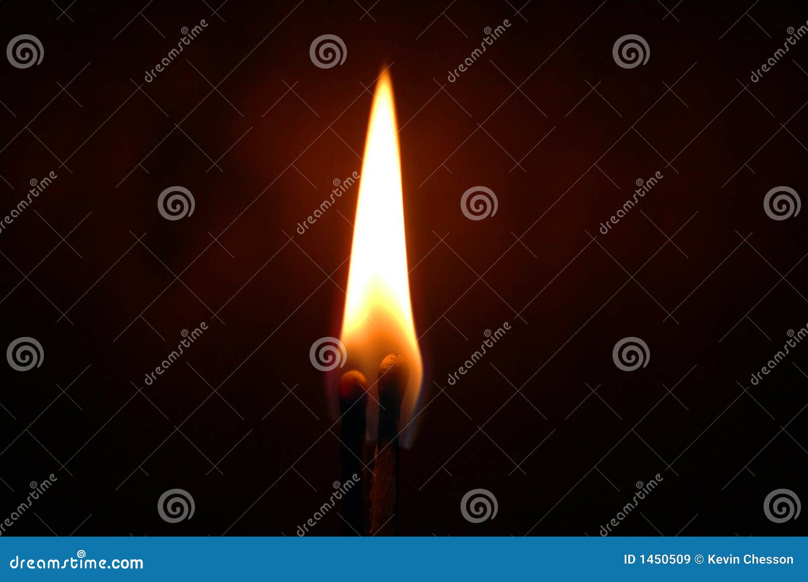 Two matches stock image. Image of fire, orange, yellow - 1450509