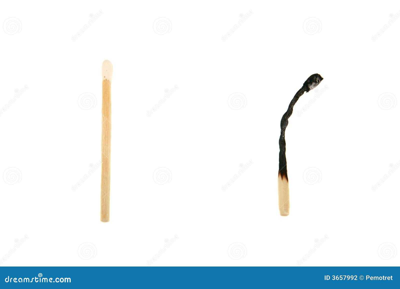 Two Matches stock photo. Image of sulfur, isolated, poison - 3657992