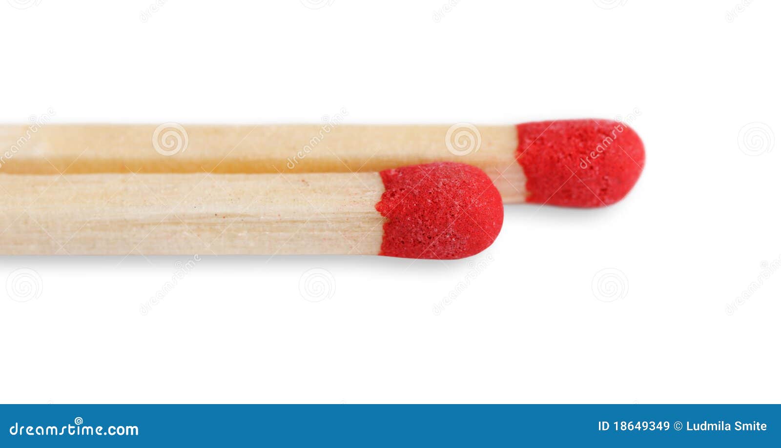 Two matchsticks. stock image. Image of objects, group - 18649349
