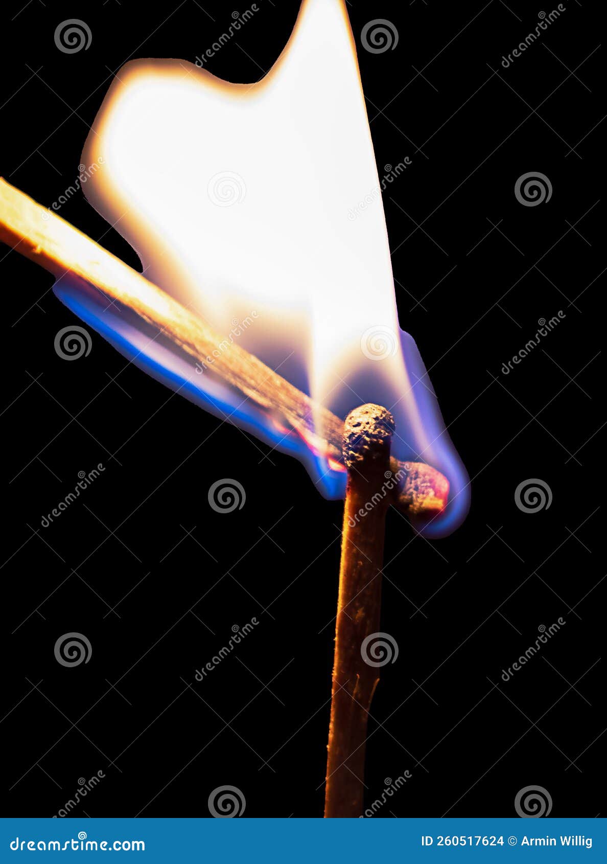 Two matchsticks on fire stock photo. Image of text, yellow - 260517624