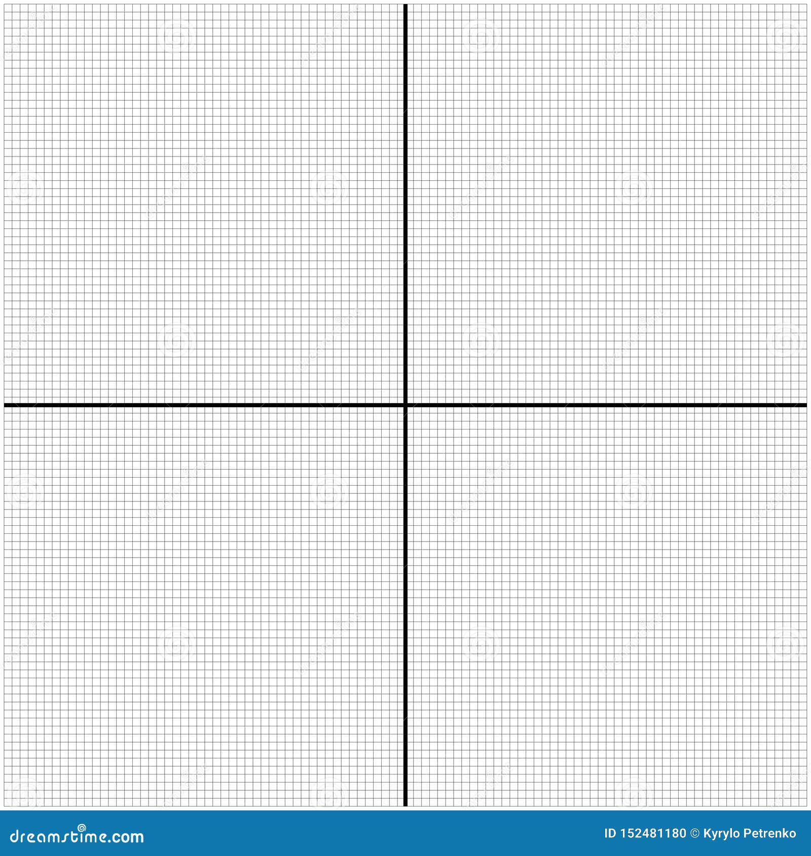 Two Math Axis Empty Graphic for You Stock Vector - Illustration of ...