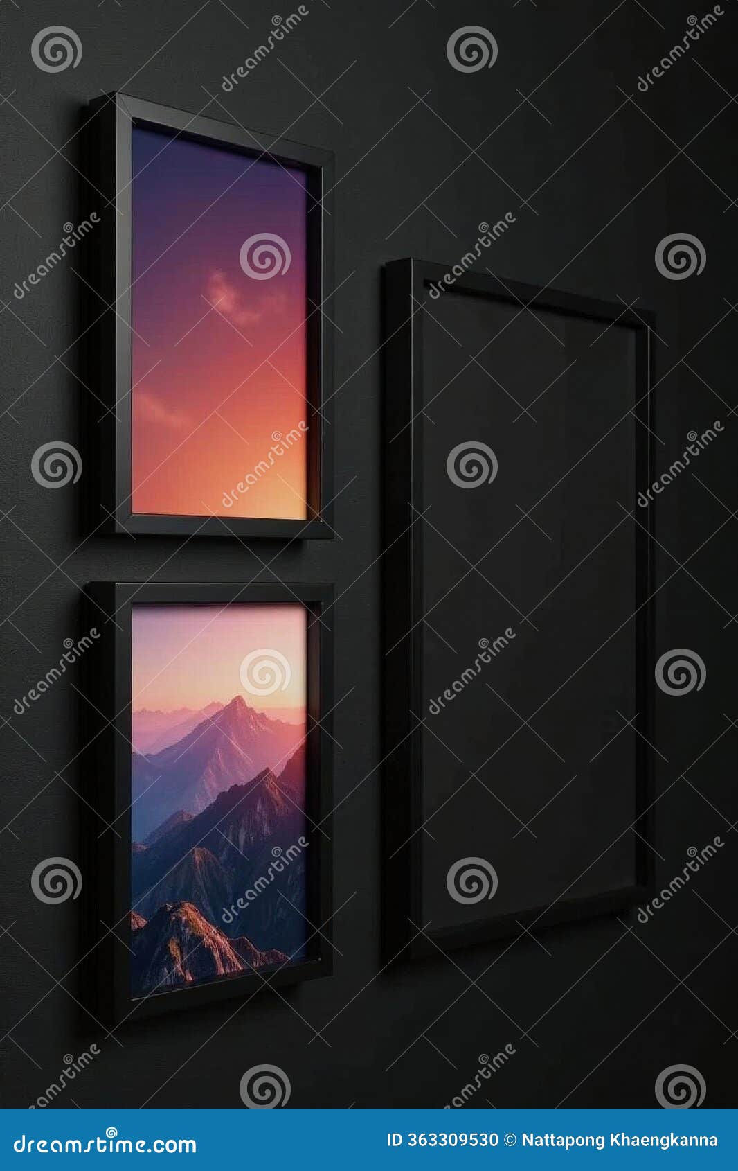 Frame Object In Axonometric Perspective - Dimetric Grid Template Vector ...