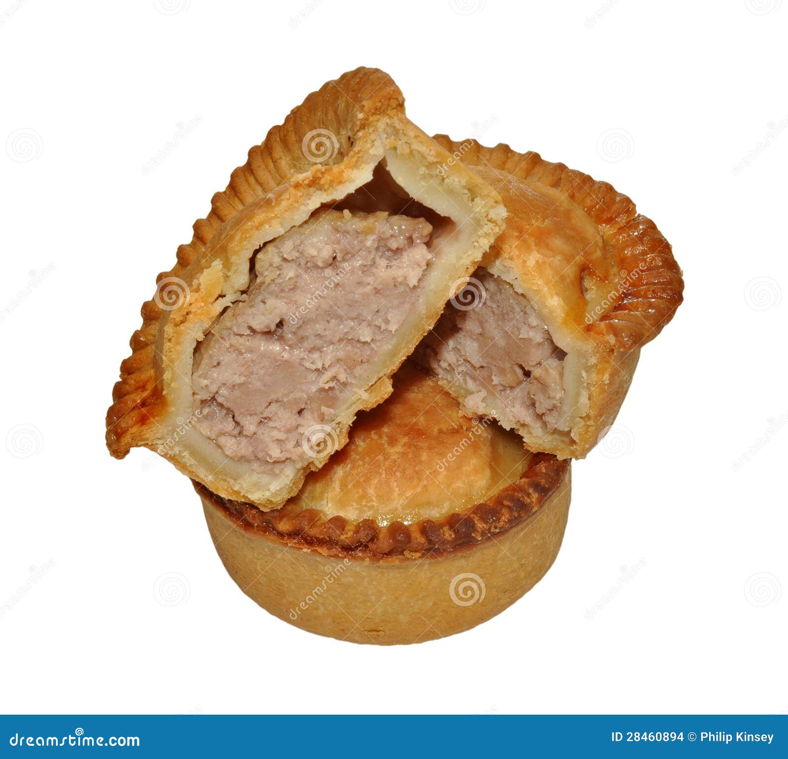 Two Meat Pies stock photo. Image of white, food, halved - 28460894
