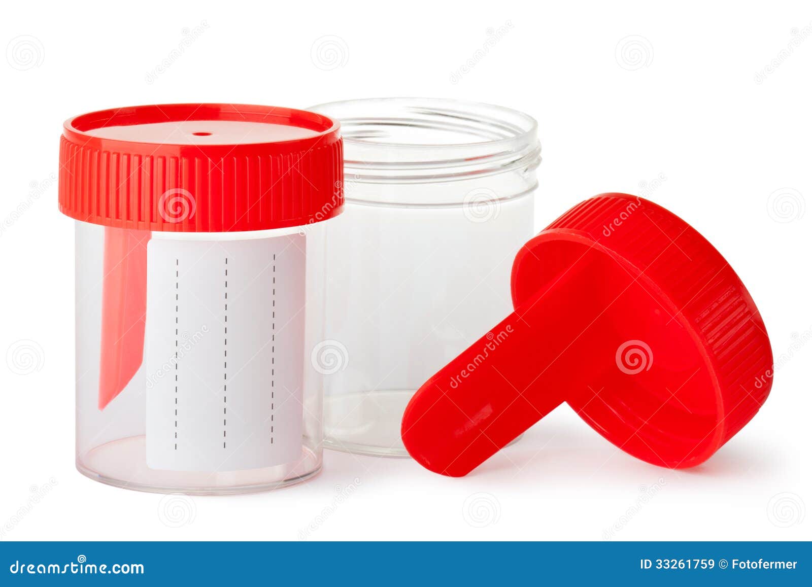 Two Medical Containers for Biomaterial Stock Image - Image of science ...