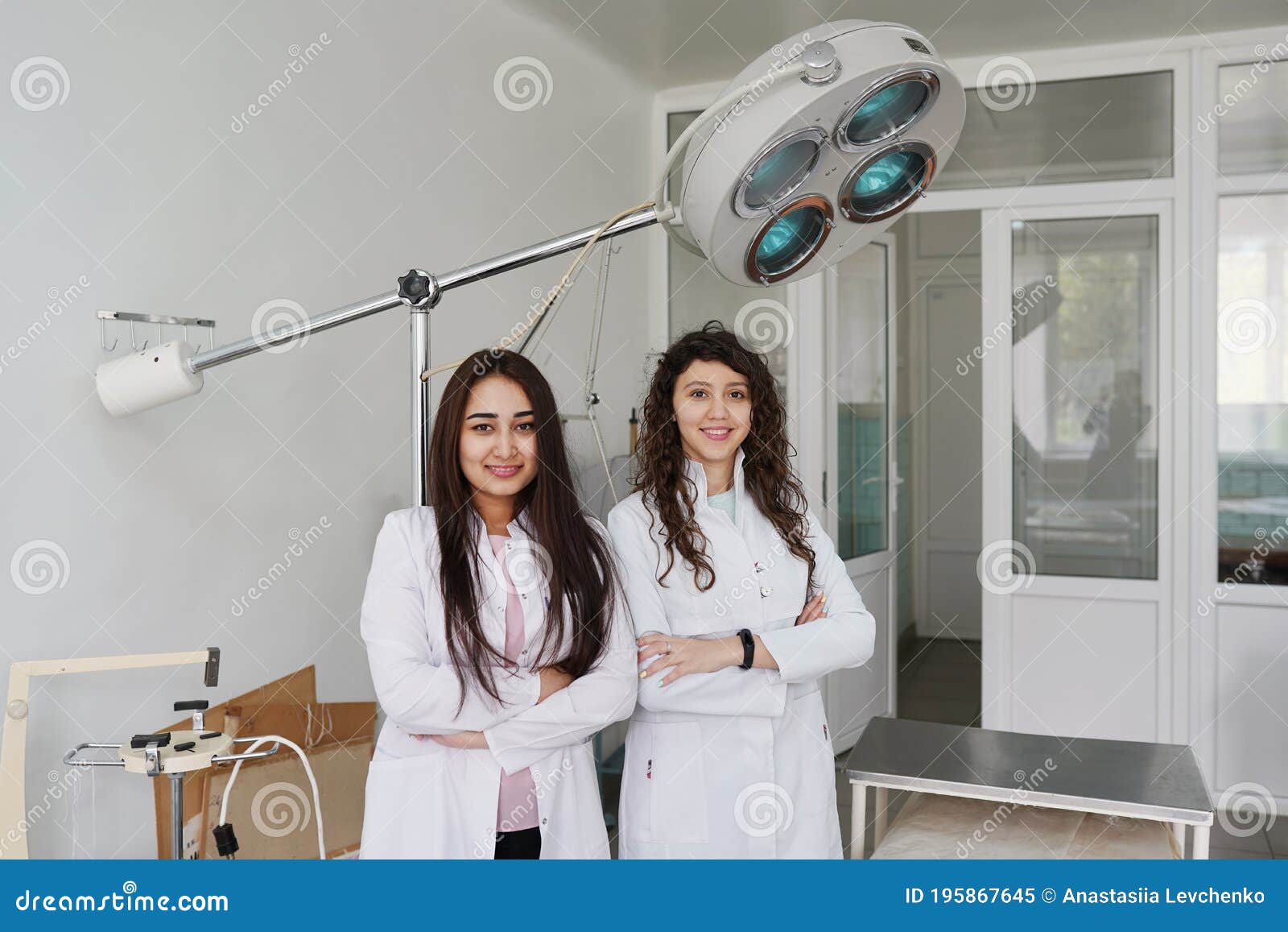 Two Medical Students Studying in Classroom Stock Image - Image of ...