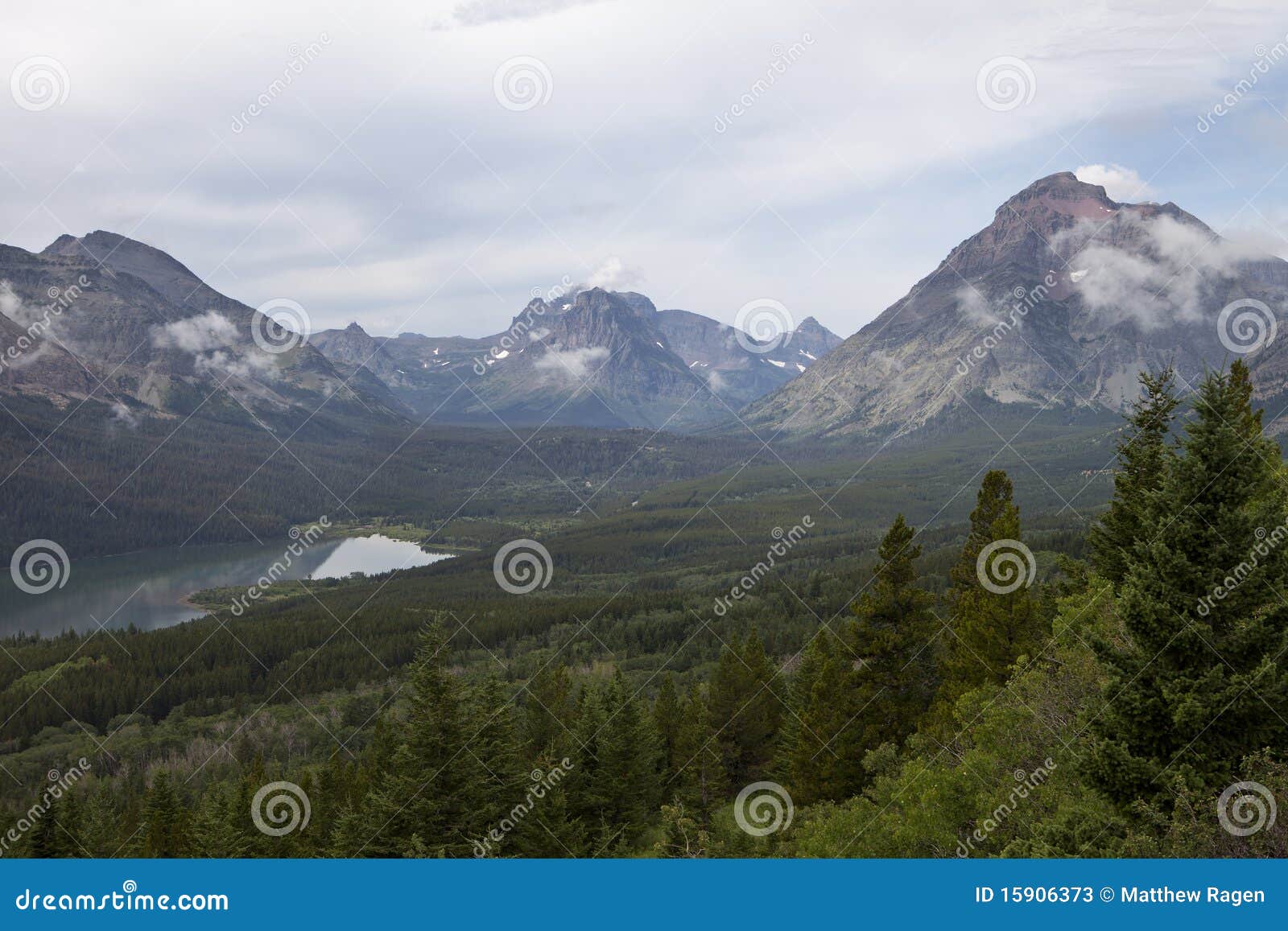 Two Medicine Lake Scenic stock image. Image of scenic - 15906373