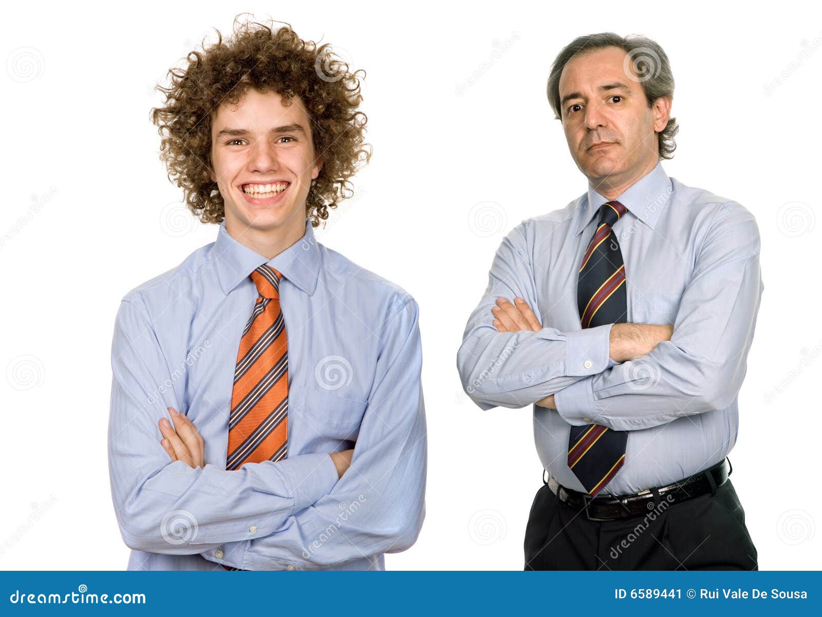 Two men stock image. Image of business, colleague, portrait - 6589441