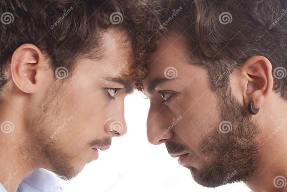Two men against each other stock photo. Image of consignment - 29256658