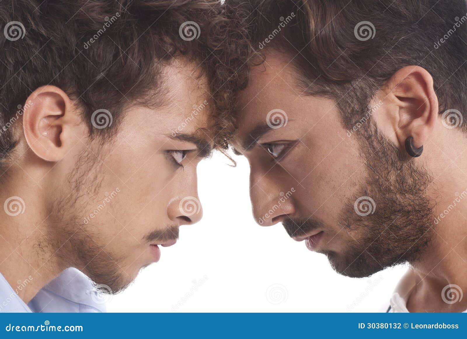 Two men against each other stock photo. Image of shouting - 30380132