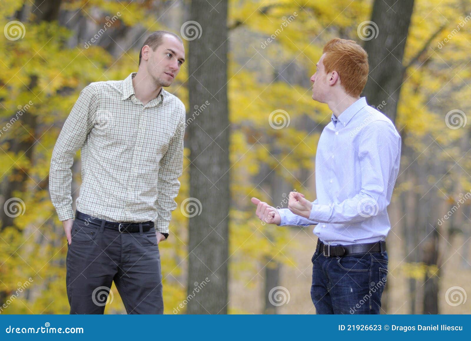 Two men arguing stock image. Image of recreation, season - 21926623