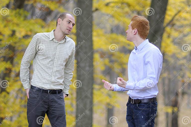 Two men arguing stock image. Image of recreation, season - 21926623
