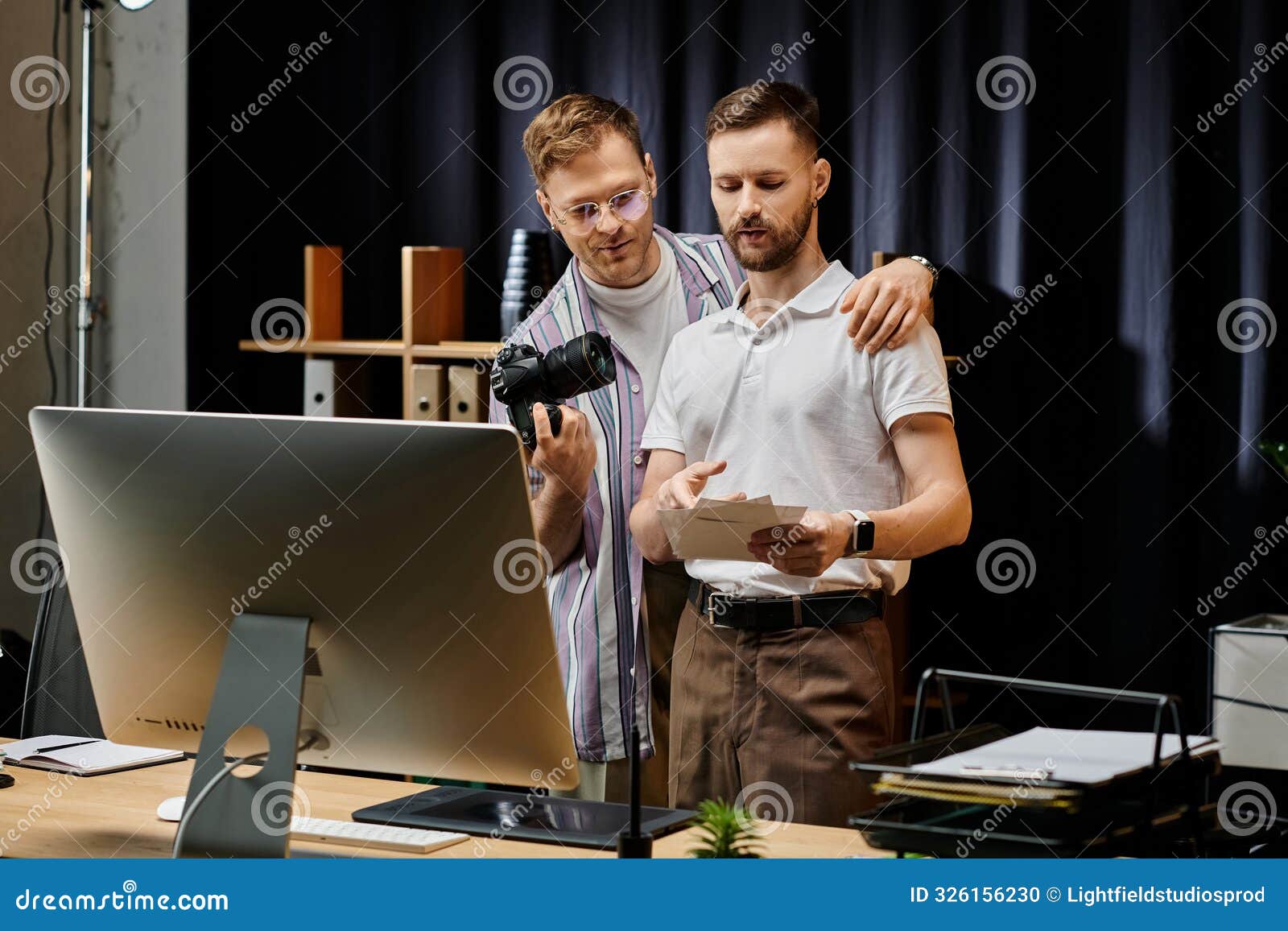 Tech Tandem: Collaborative Coding Stock Photo - Image of software ...