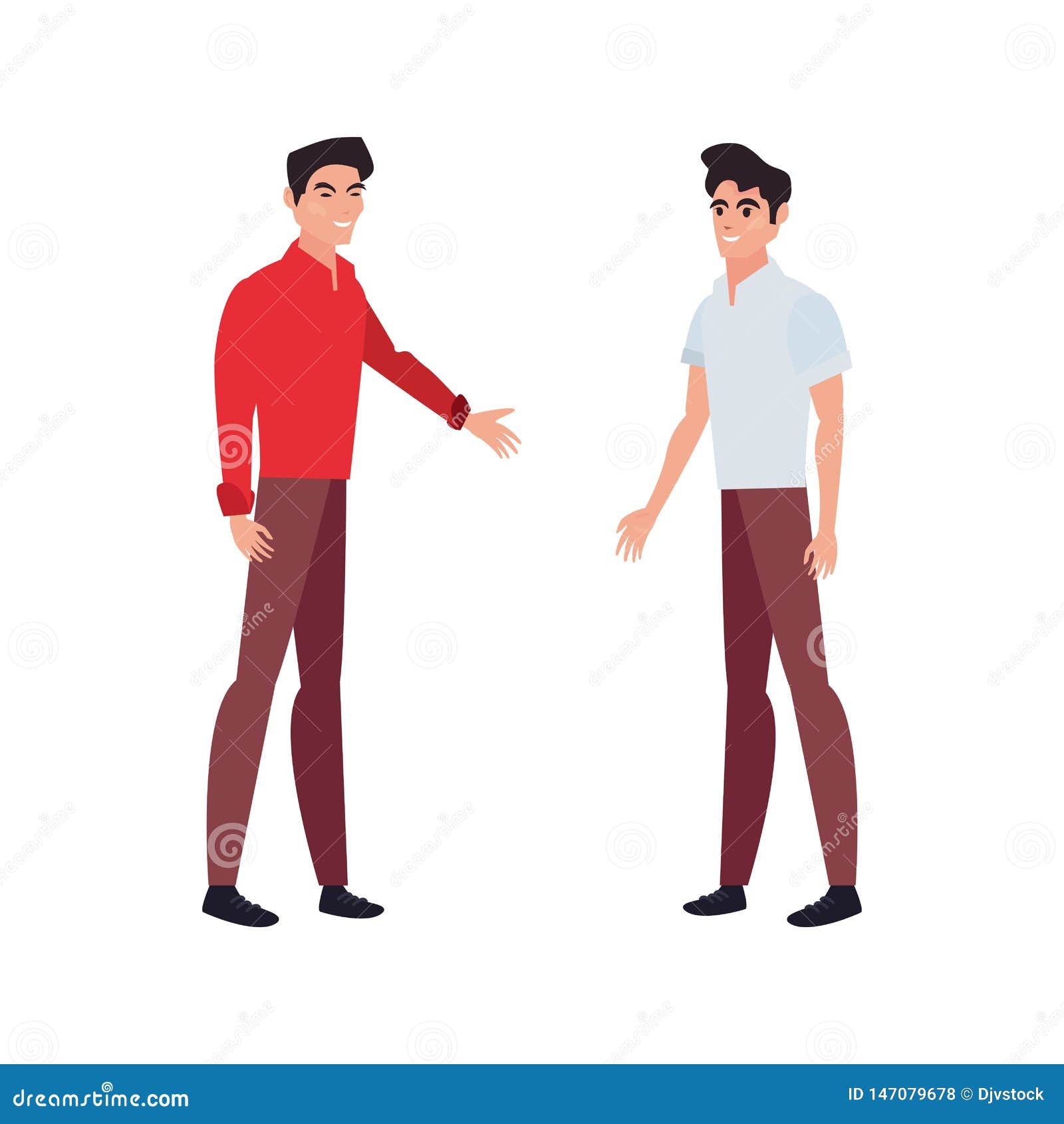 Two men characters stock illustration. Illustration of business - 147079678