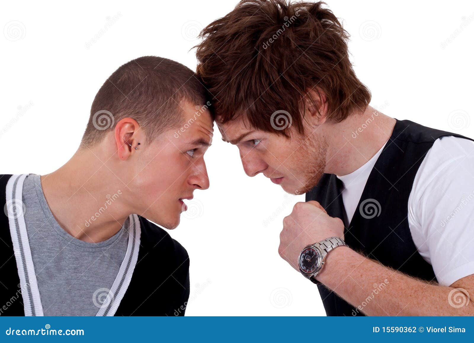 Two men fighting stock photo. Image of handsome, couple - 15590362