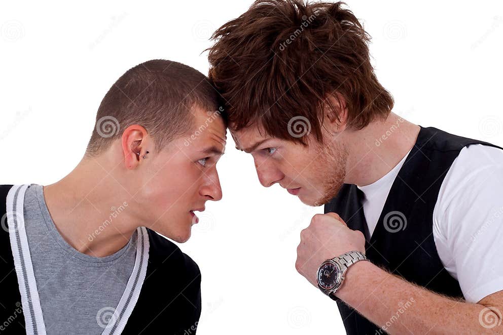 Two men fighting stock photo. Image of handsome, couple - 15590362