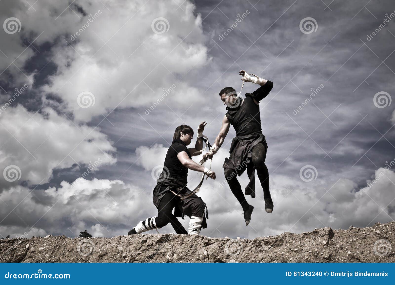 Two men are fighting stock photo. Image of athletic, brawny - 81343240