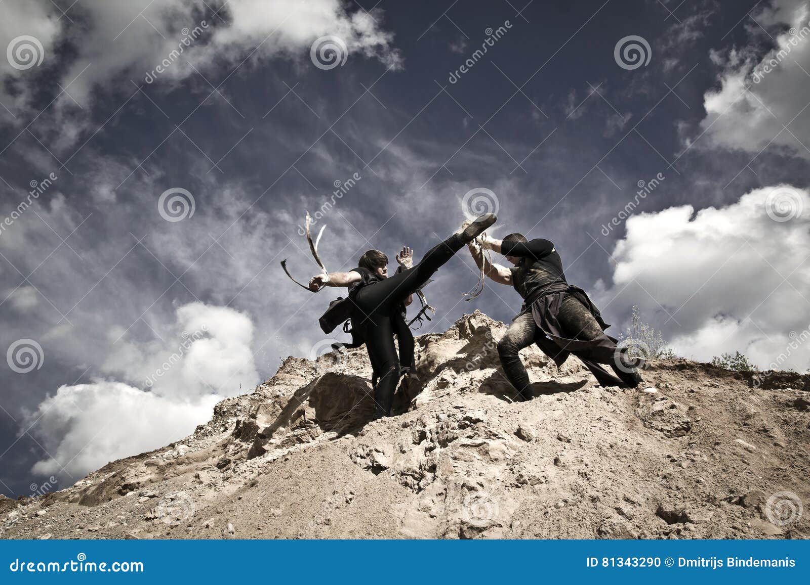Two men are fighting stock photo. Image of muscular, exercising - 81343290