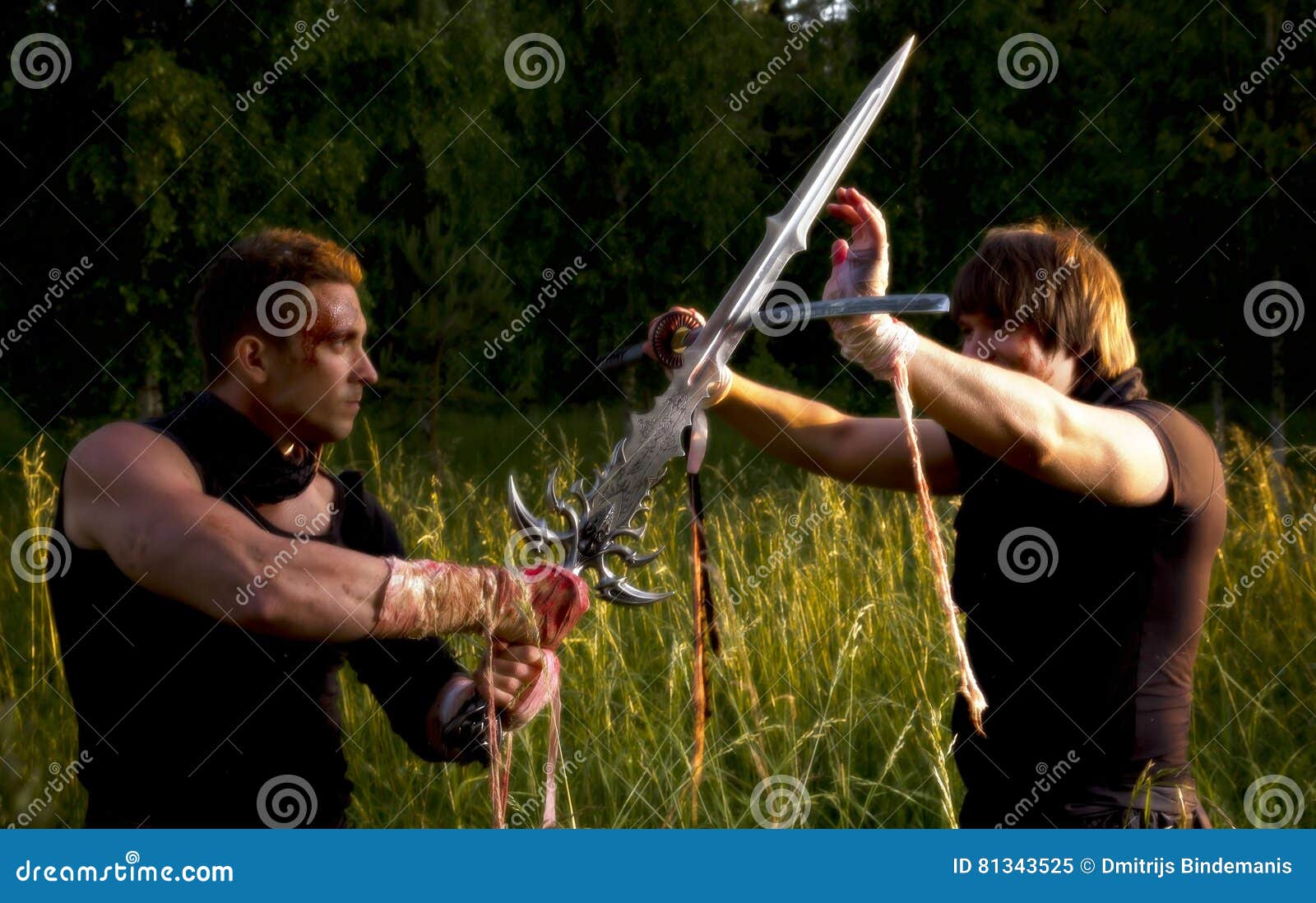 Two men are fighting stock image. Image of fight, outdoors - 81343525