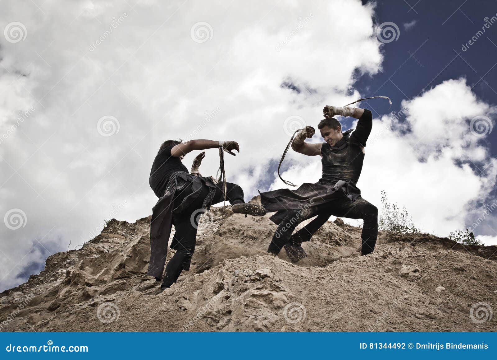 Two men are fighting stock photo. Image of male, fighter - 81344492