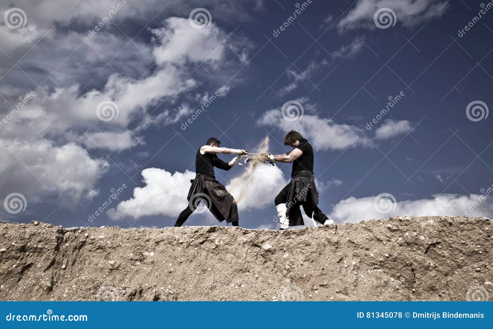 Two men are fighting stock photo. Image of motion, beat - 81345078