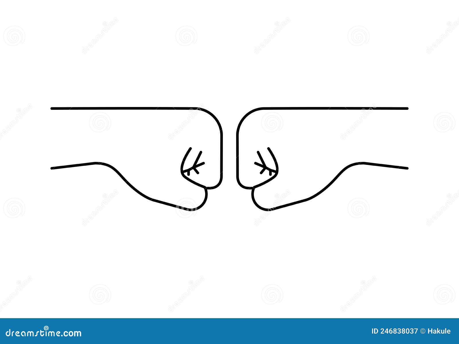 Two Men Fighting with Fists, Vector Illustration Stock Vector ...