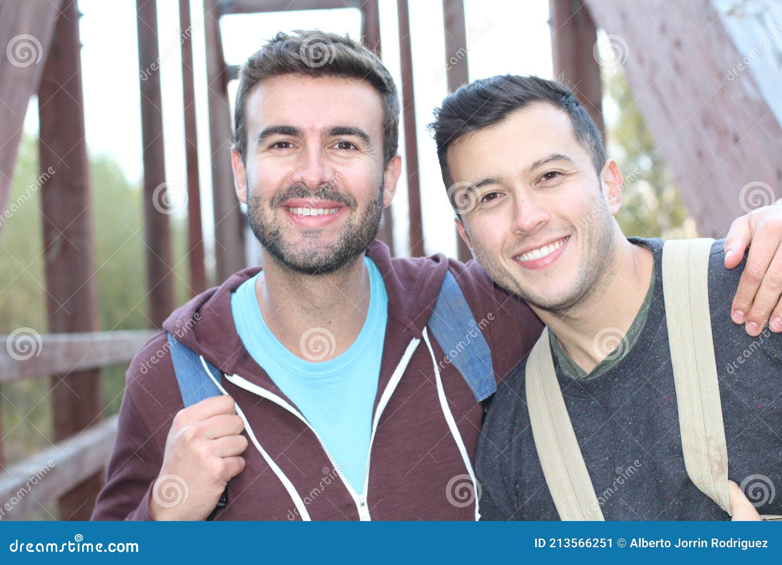 Two Men Going on an Adventure Stock Image - Image of beautiful, friends ...