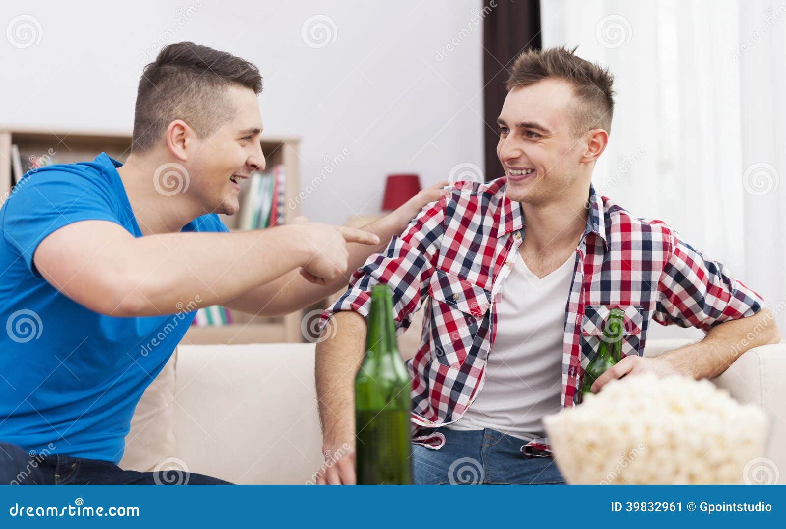 Two men having good time stock image. Image of people - 39832961