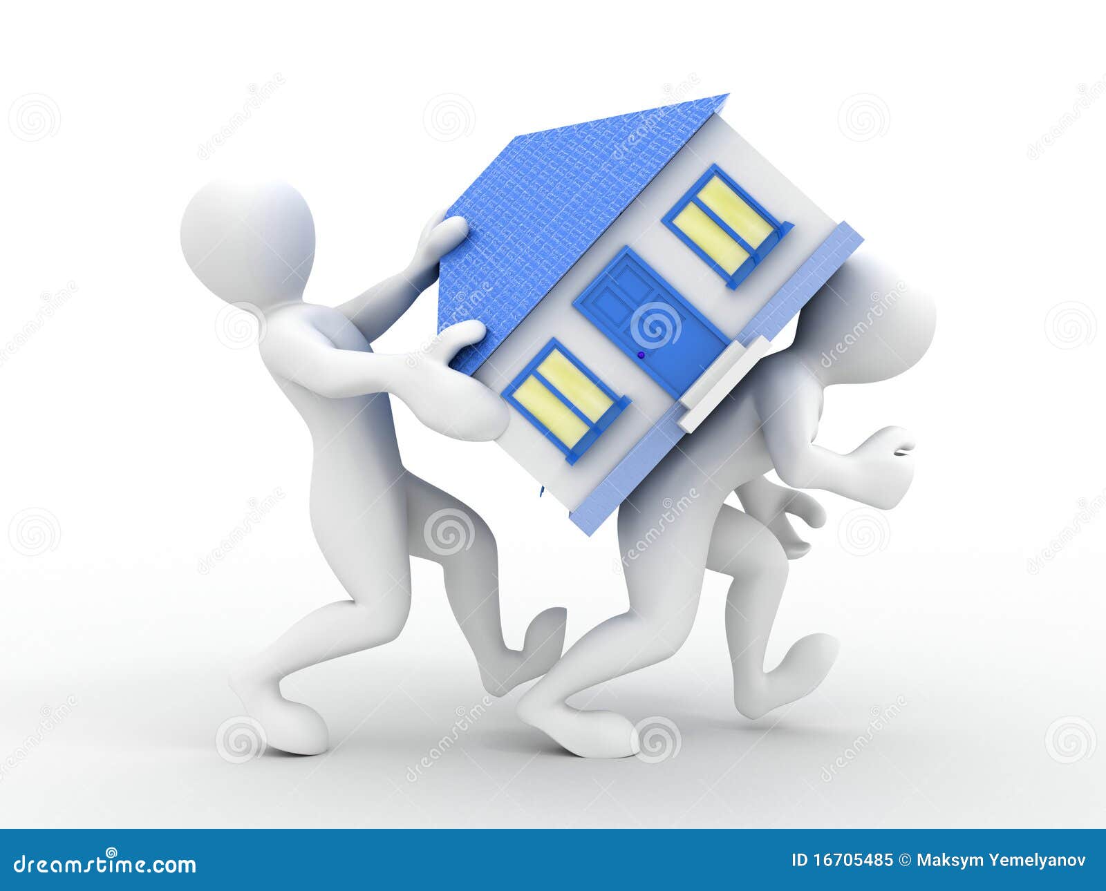 Zwei Menschen Clipart House
