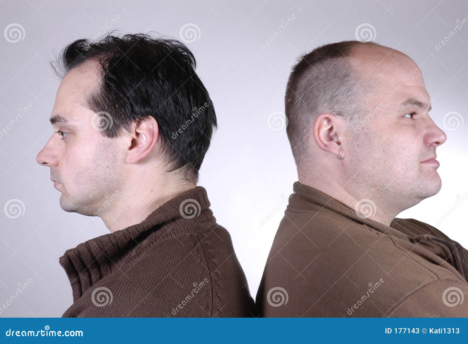 Two men III stock image. Image of discuss, silence, grin - 177143