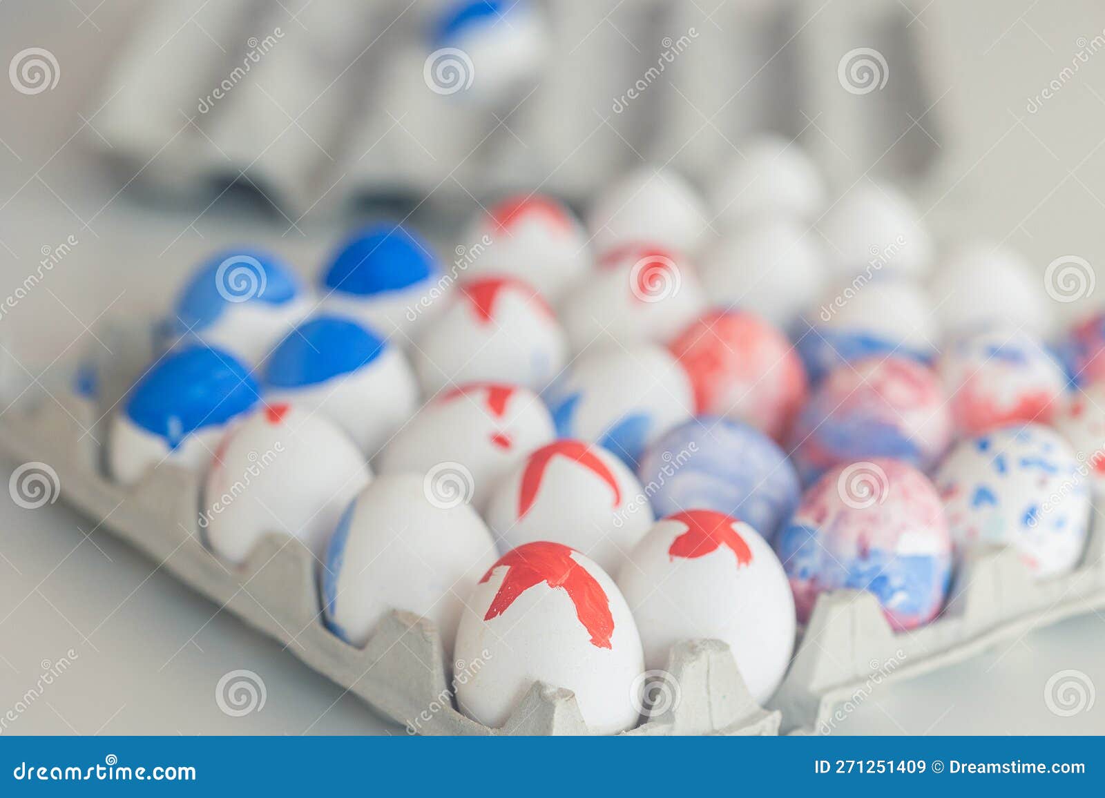 Two Men are Playing Chess with Easter Eggs at White Table. Creative ...