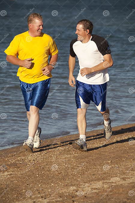 Two men running stock image. Image of exercise, athletic - 15178471