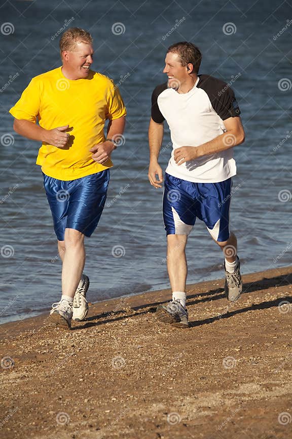 Two men running stock image. Image of exercise, athletic - 15178471