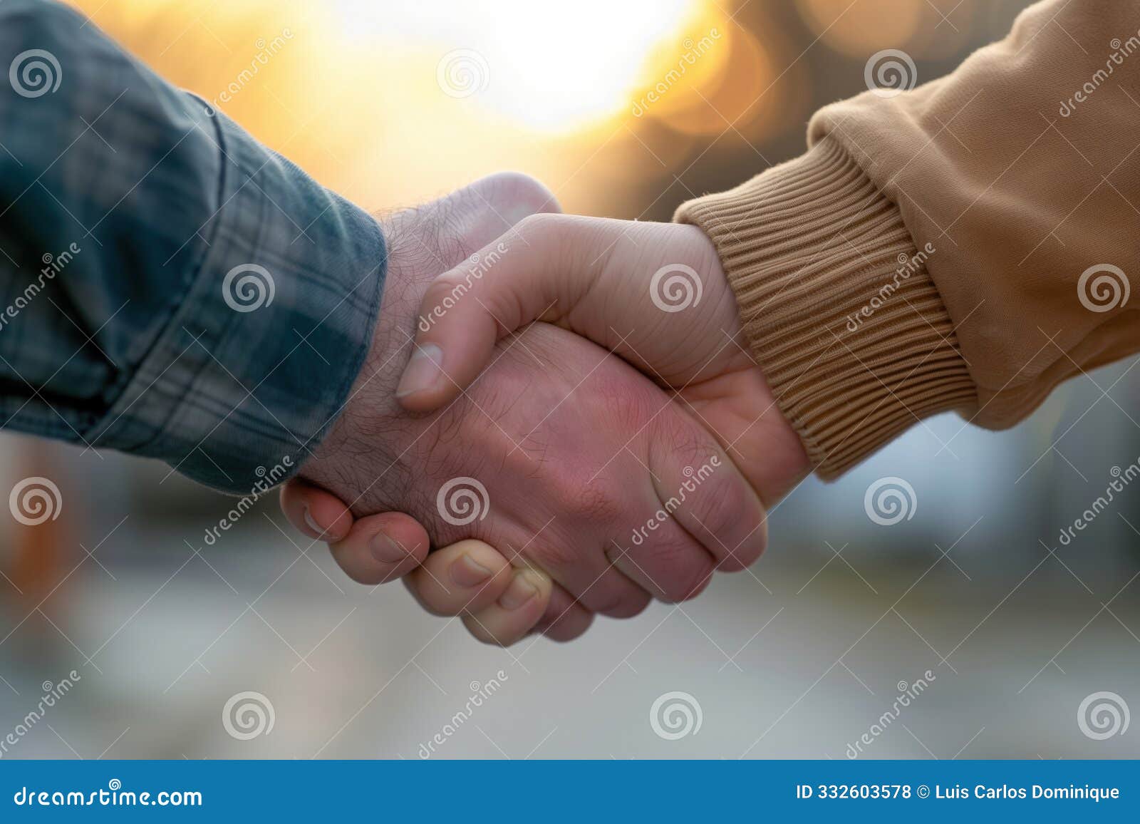 Two Men Shake Hands in a Handshake Stock Photo - Image of corporate ...