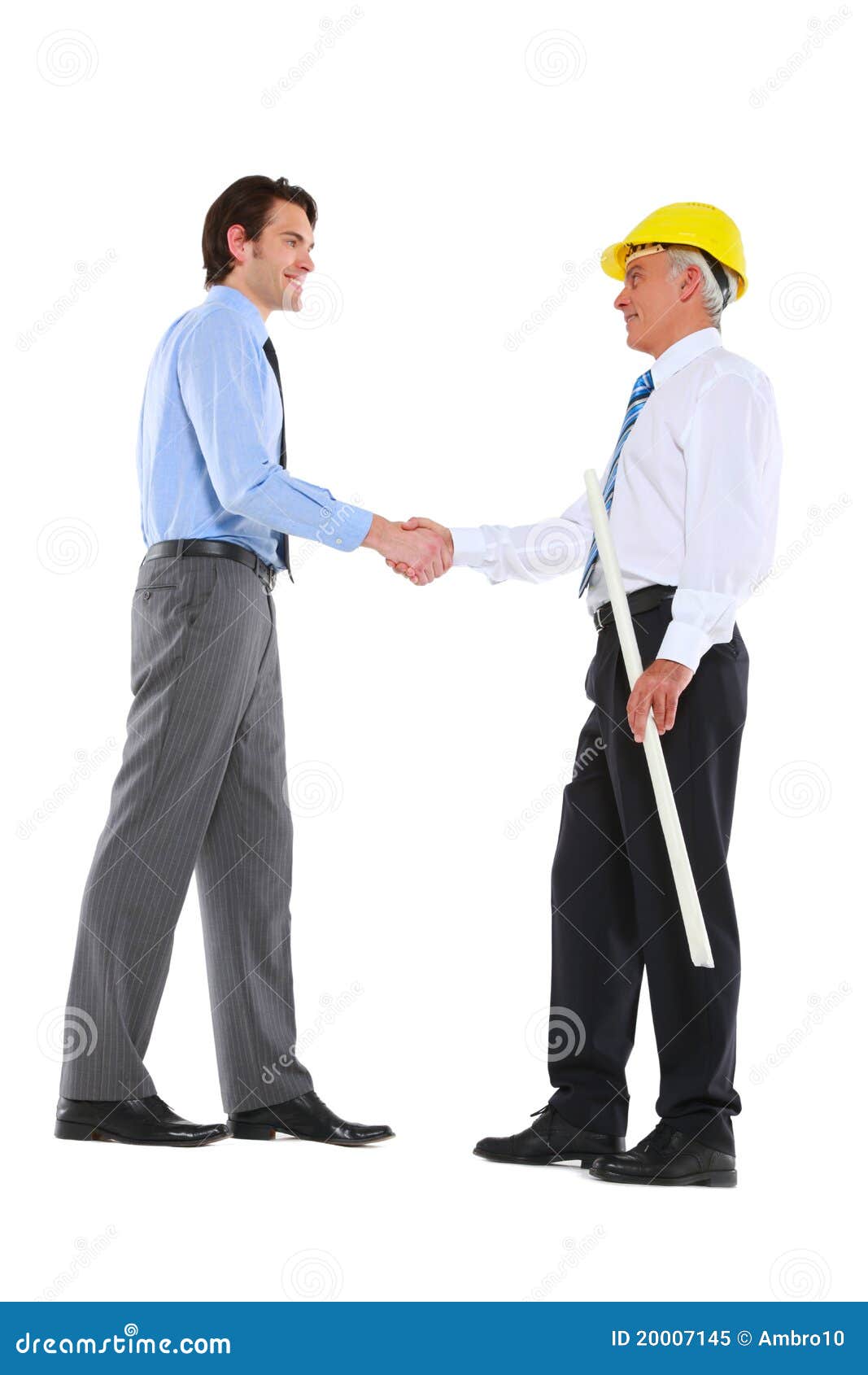 Two men shaking hands stock image. Image of smiling, career - 20007145