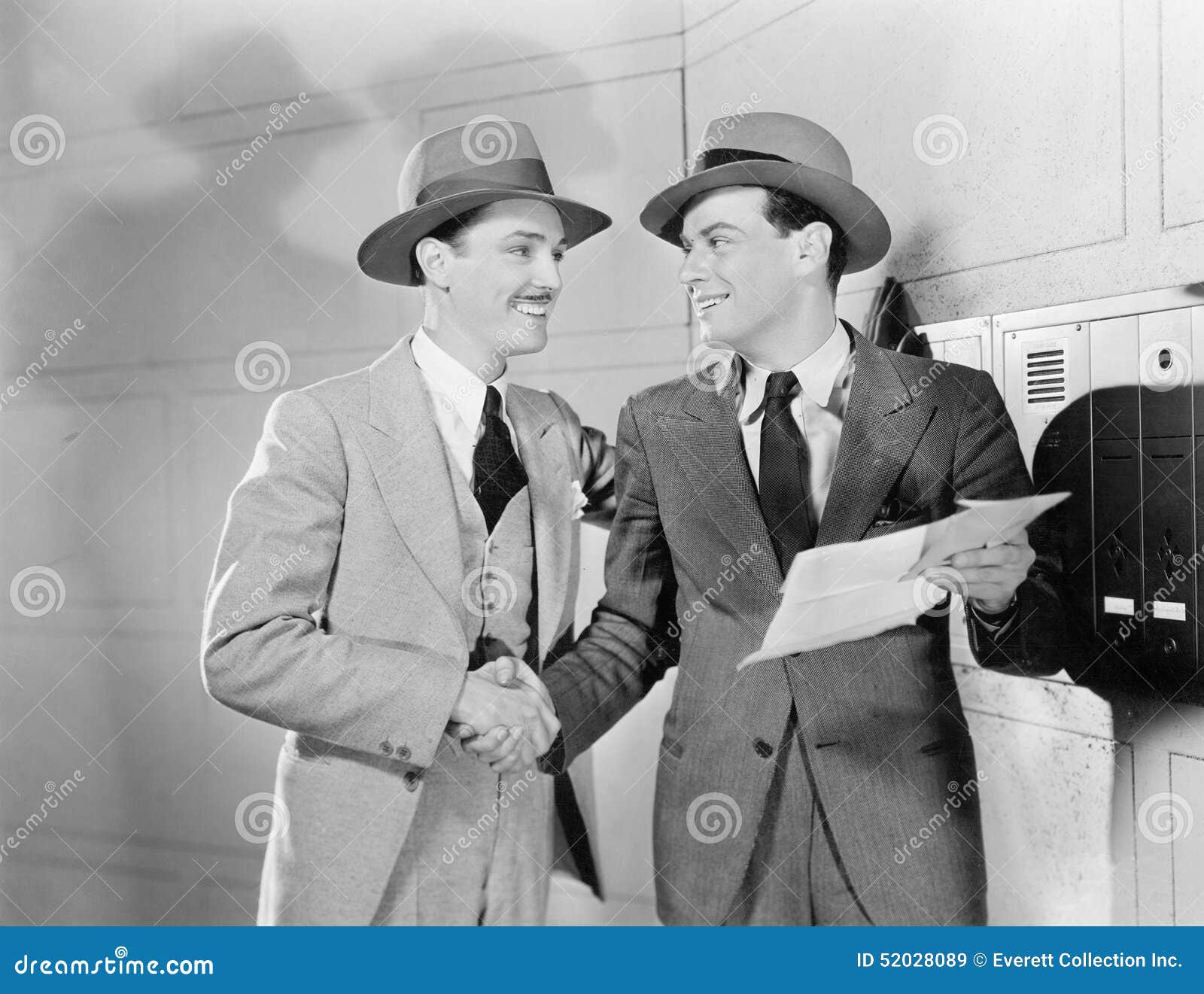 Two men shaking hands stock image. Image of delightful - 52028089