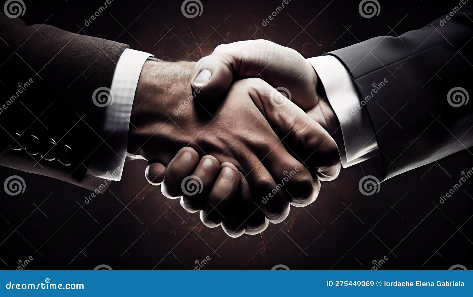 Two Men Shaking Hands Close Stock Image - Image of agreement, hands ...