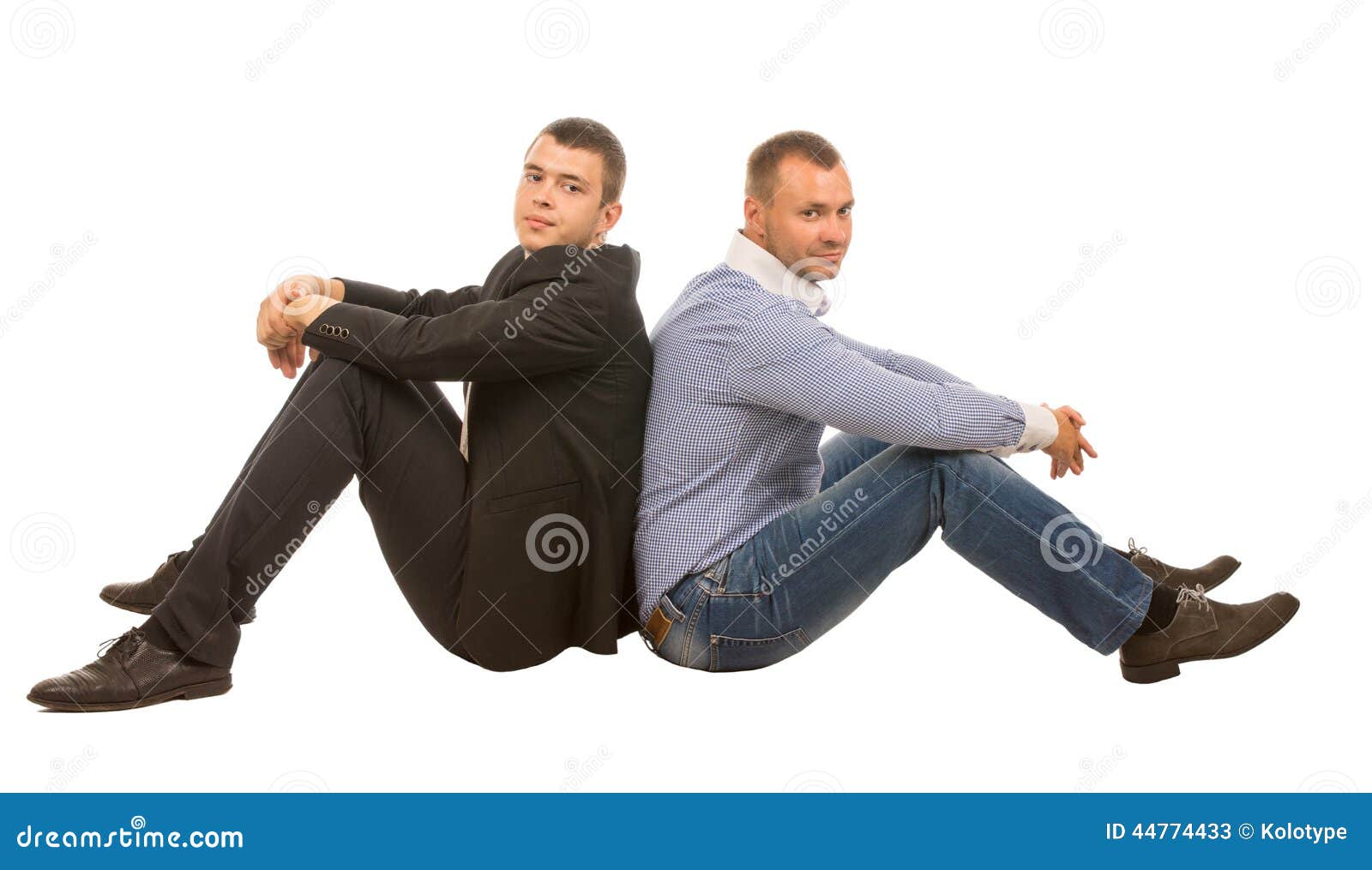 Two Men Sitting Back To Back Studio Stock Photos - 45 Images Two Men Sitting Back To Back Studio Stock Photos - 45 Images